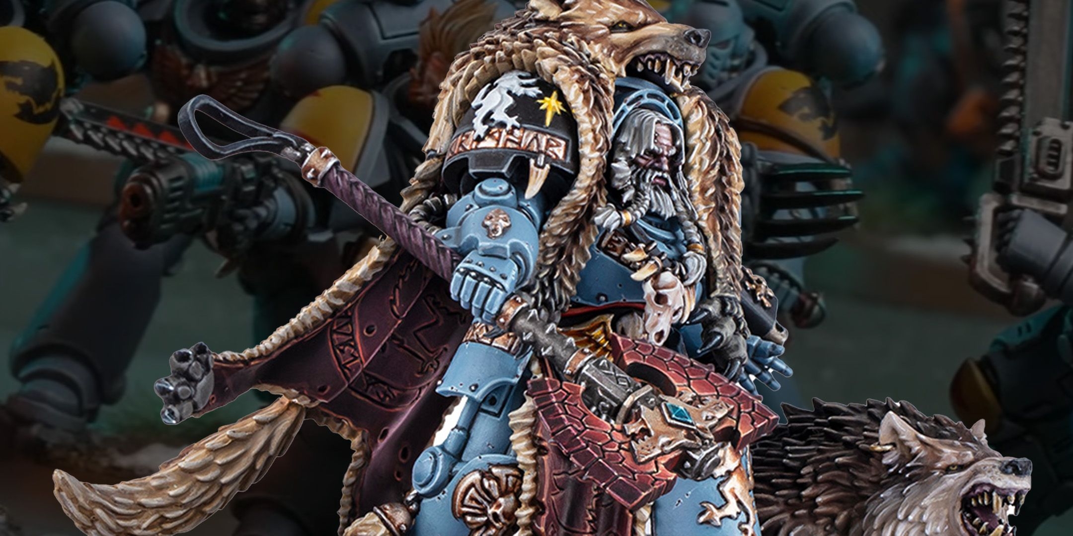 Warhammer 40K Shows Off Updated Logan Grimnar Model, More Space Wolves ...
