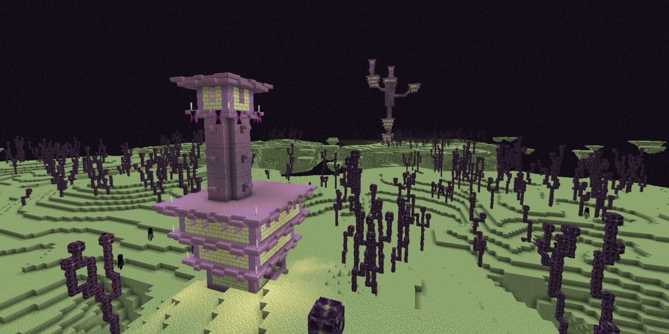 Minecraft's Vibrant Visuals Update Makes Neat Change to The End ...