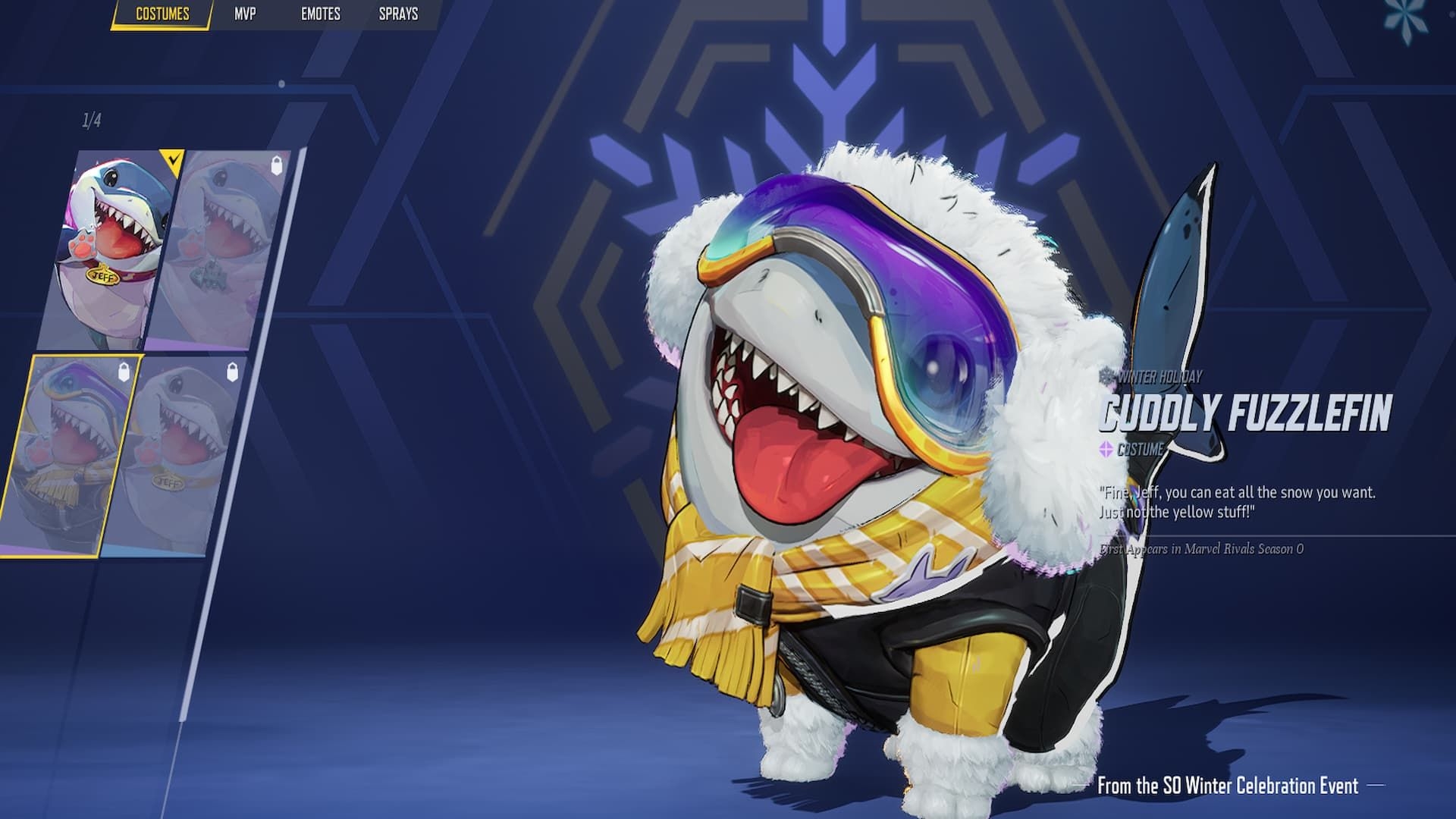 Jeff's Winter Splash Festival Is Live Now In Marvel Rivals, With A Free ...