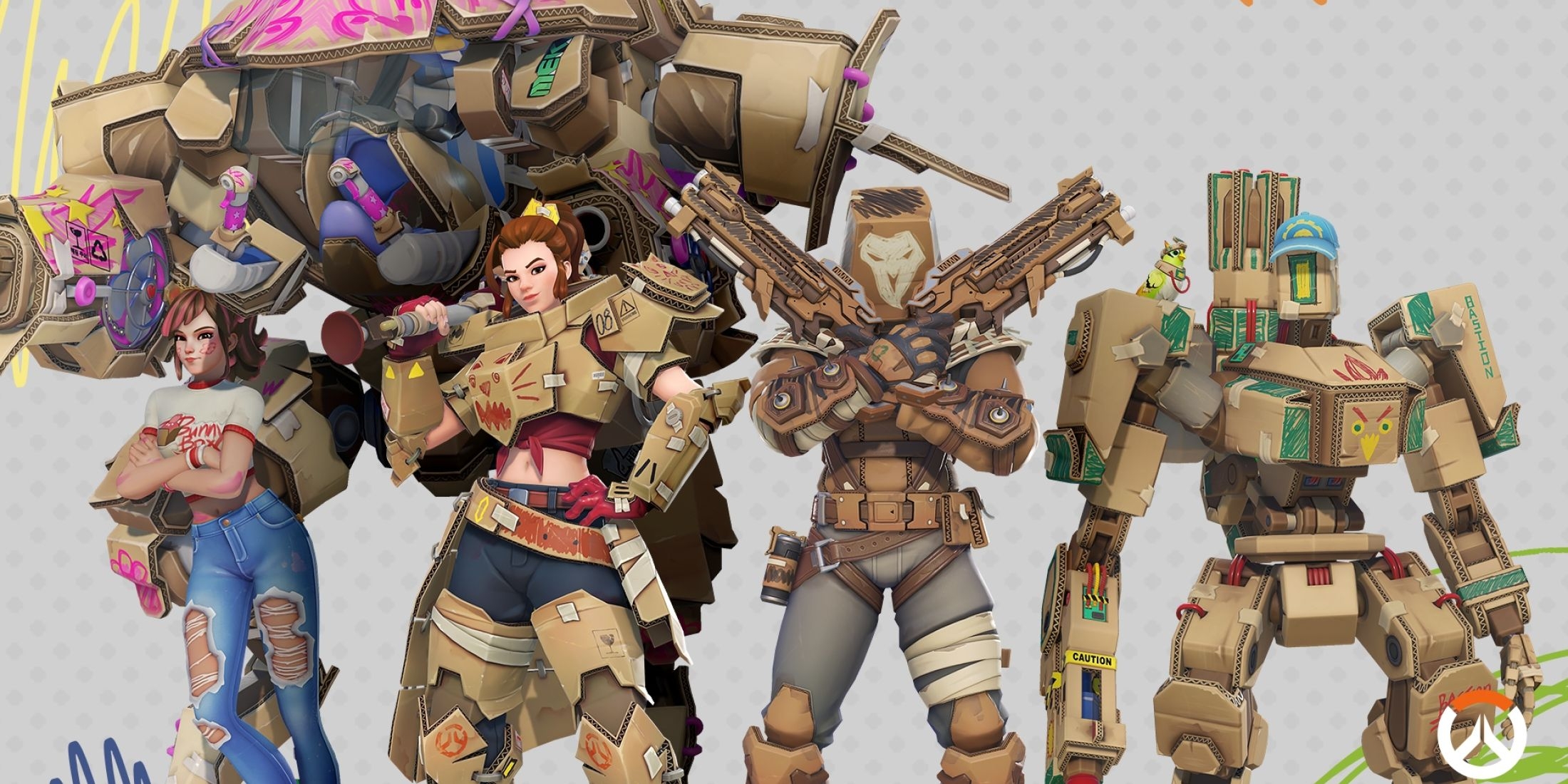 Bastion's Overwatch 2 Cardboard Skin Has a Really Cute Detail - OpenCritic