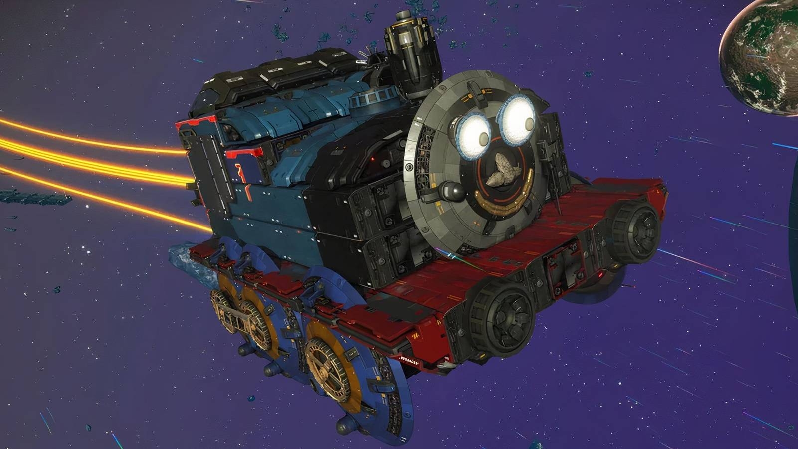 No Man's Sky Ships Go All Out, From Thomas The Tank Engine To The Space ...