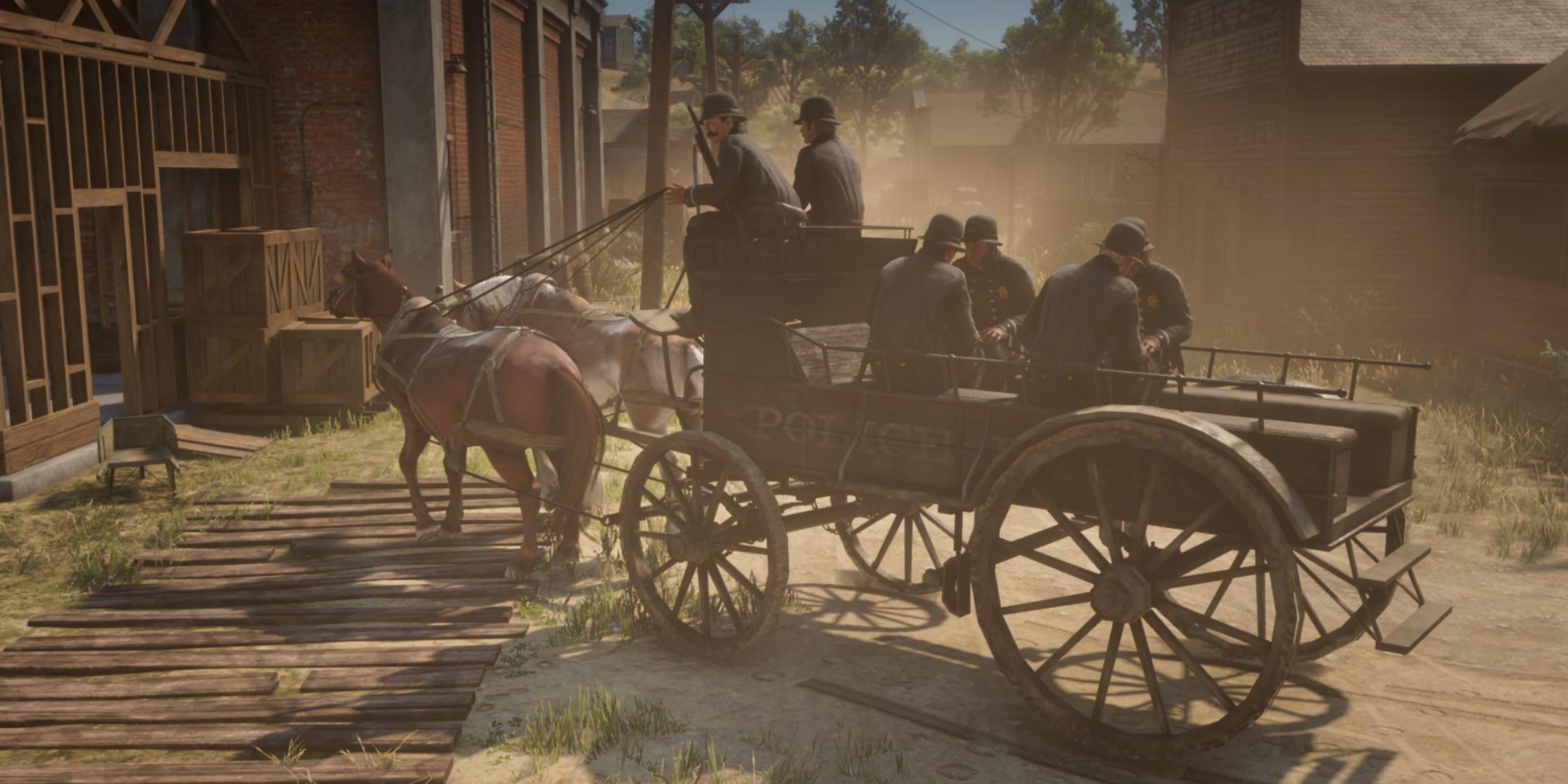Someone Turned The Horse Wagon Speed Up To Super Sonic In Red Dead ...
